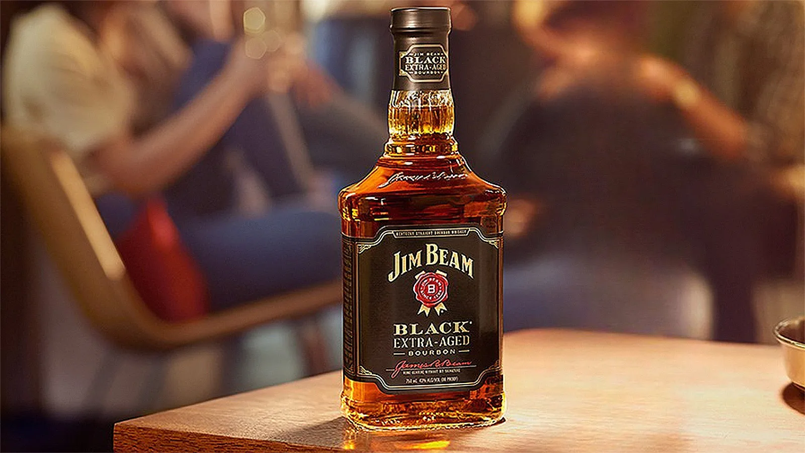Jim Beam Black Logo Jim Beam Black Extra Aged + Glass Bourbon